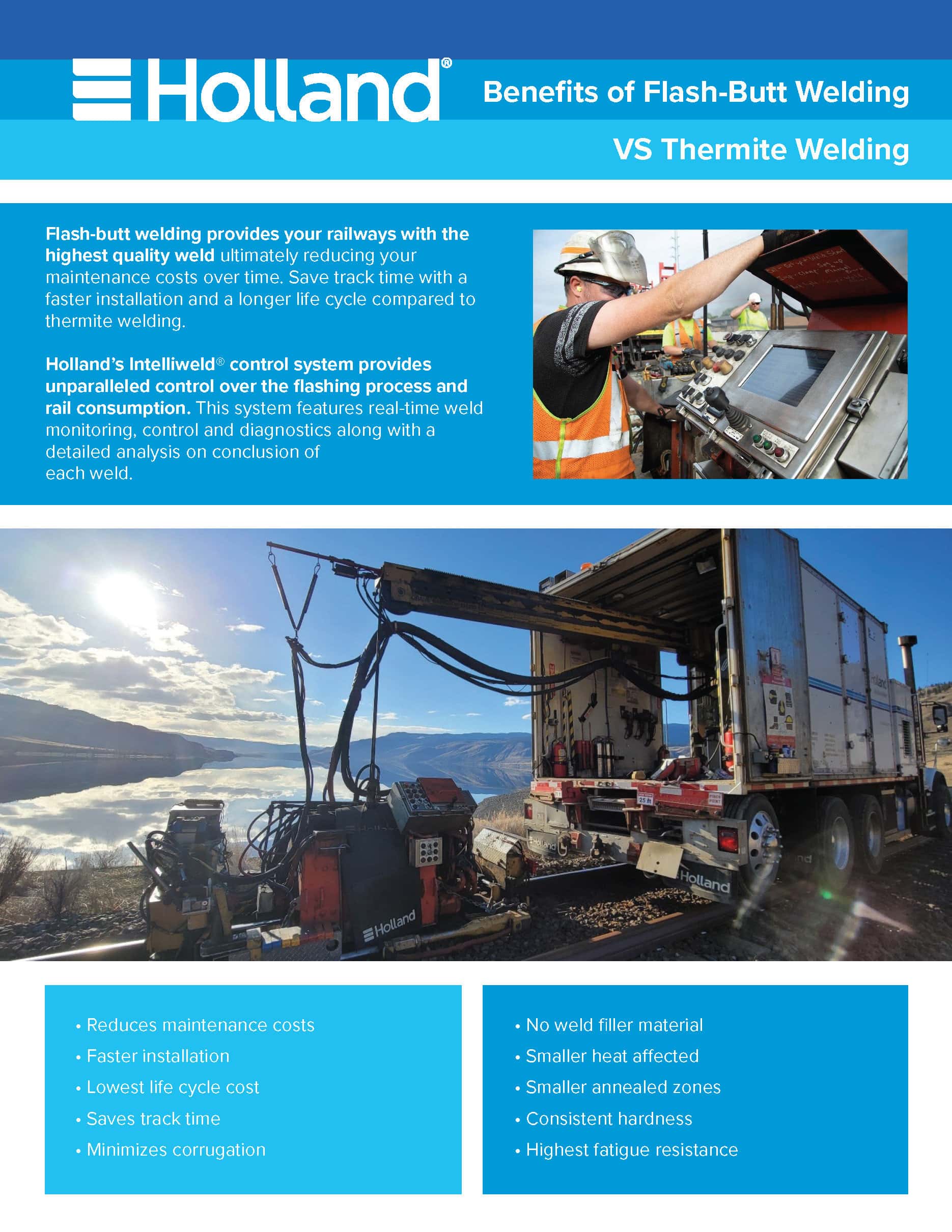 Benefits of Flash-Butt Welding Versus Thermite Welding